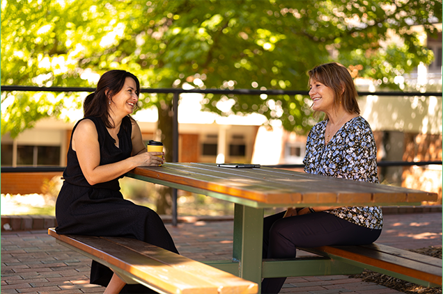 Between us: Professor Jo Salmon and Professor Anna Timperio | Deakin